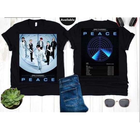 Shirts | P1harmony Peace Tour 222 T Shirt | Poshmark
